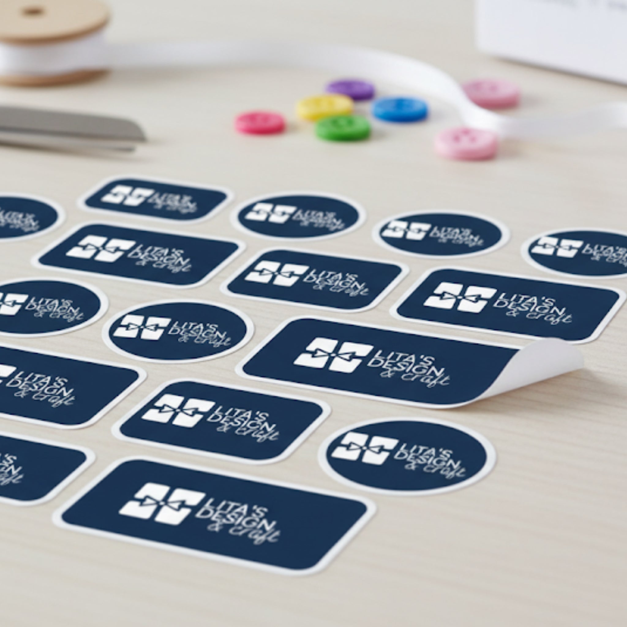 Personalized Business Stickers – Custom Logo & Branding Stickers ...
